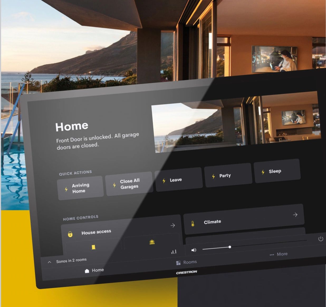 What can be automated in a custom home?